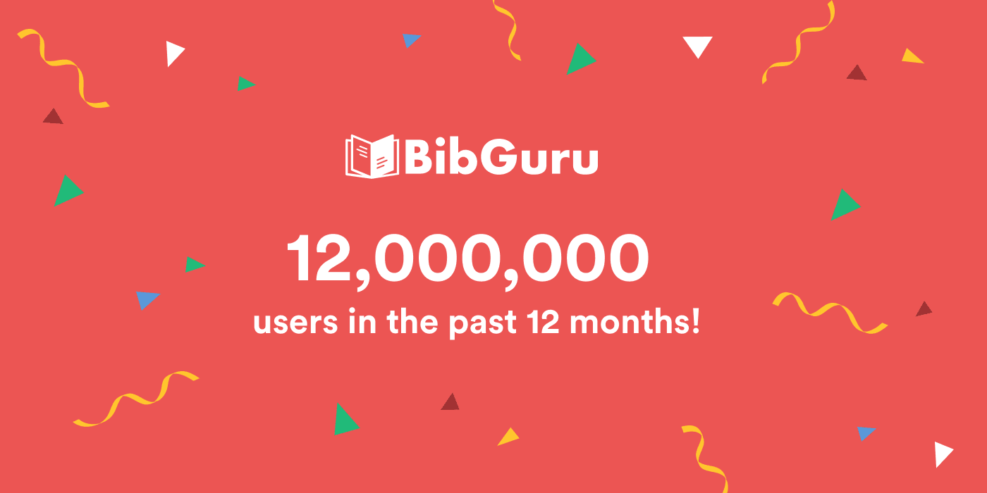 Celebrating a milestone: BibGuru reaches 12 million users! - BibGuru Blog